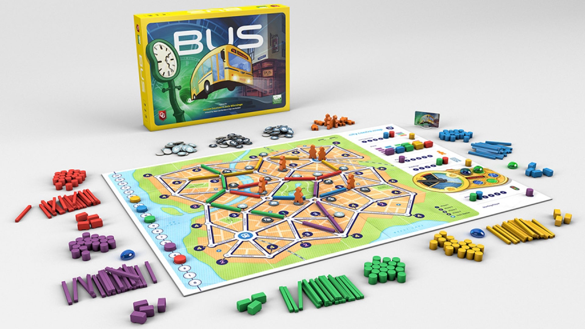 Before Carcassonne, there was Bus: a board game classic that rewards ...