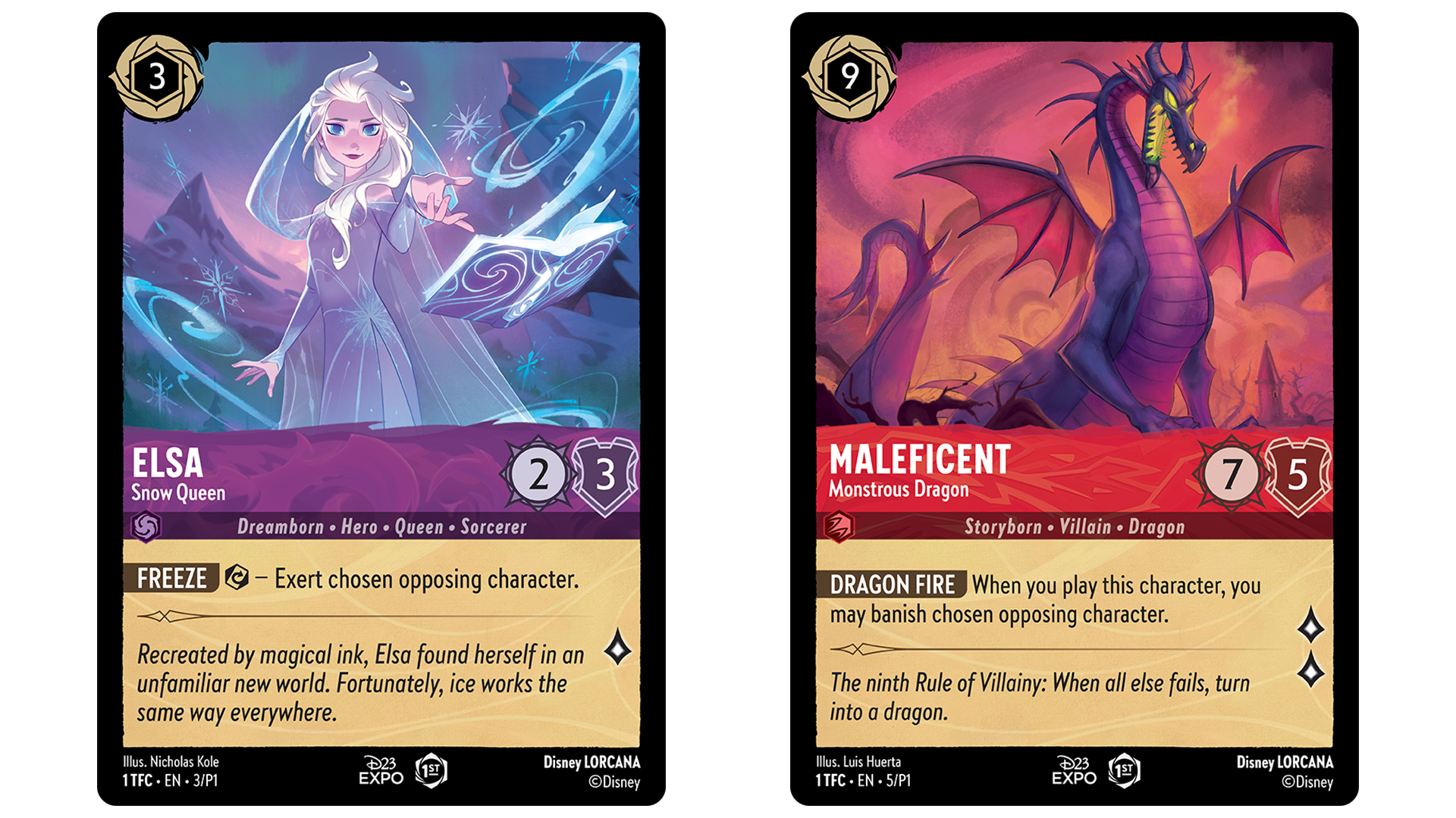 Lorcana’s first card reveals definitely look like a Disneyfied Magic ...