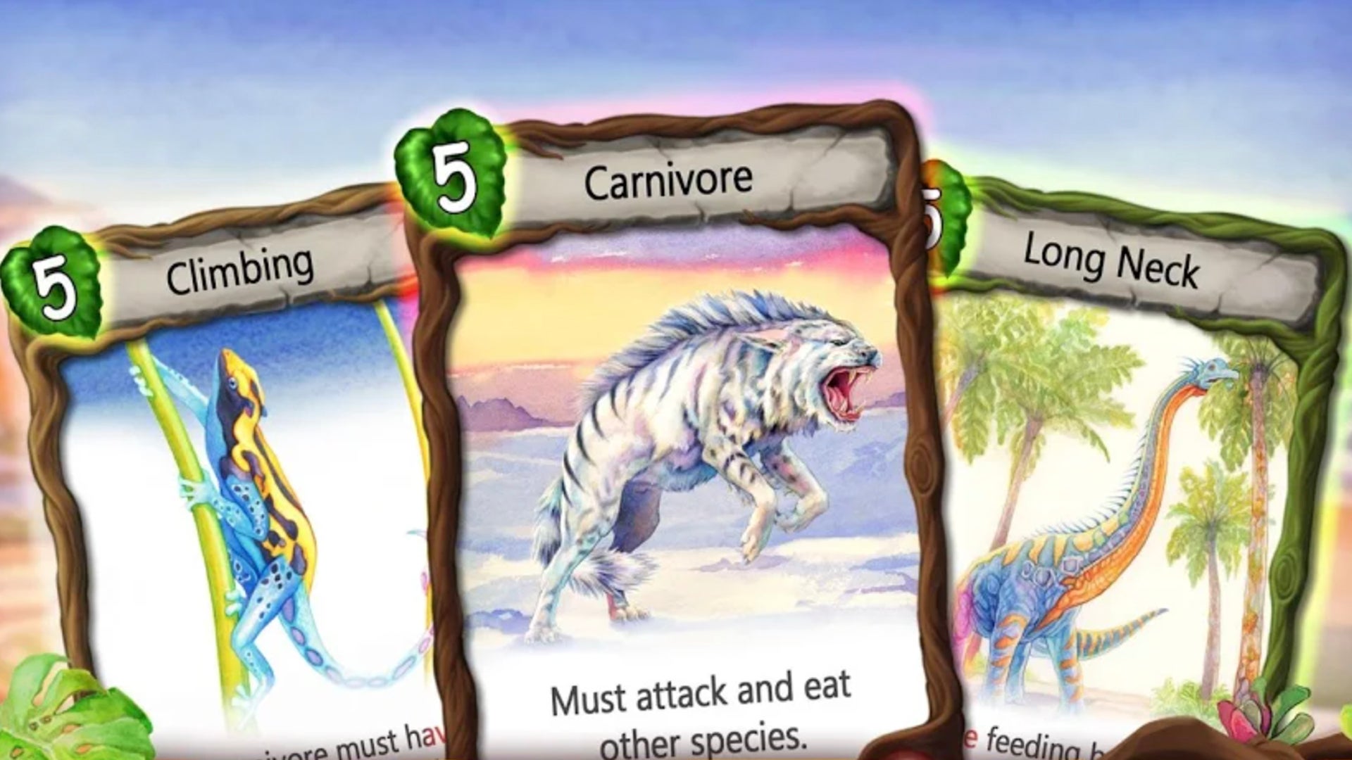 Species-adapting board game Evolution’s multiplayer app is currently ...