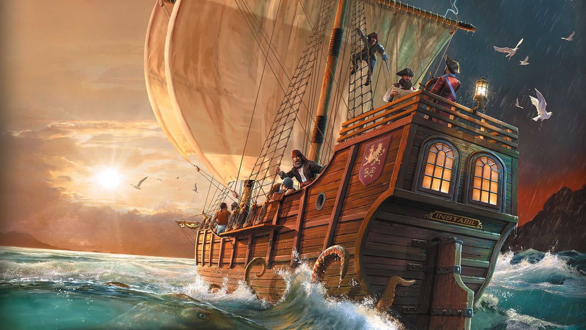 Feed the Kraken pits a ship’s crew against oceanic threats - and each ...