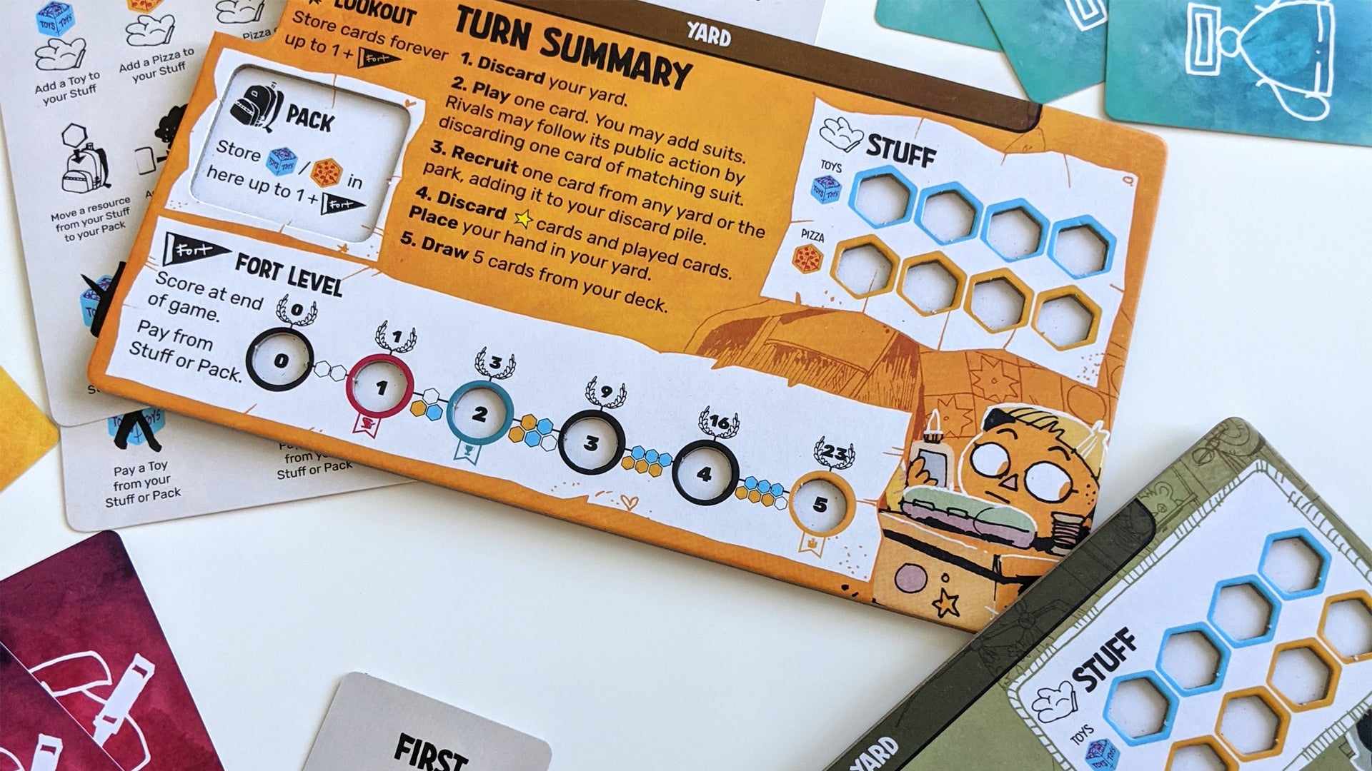 Fort board game review - childhood whimsy meets captivating cardplay in ...