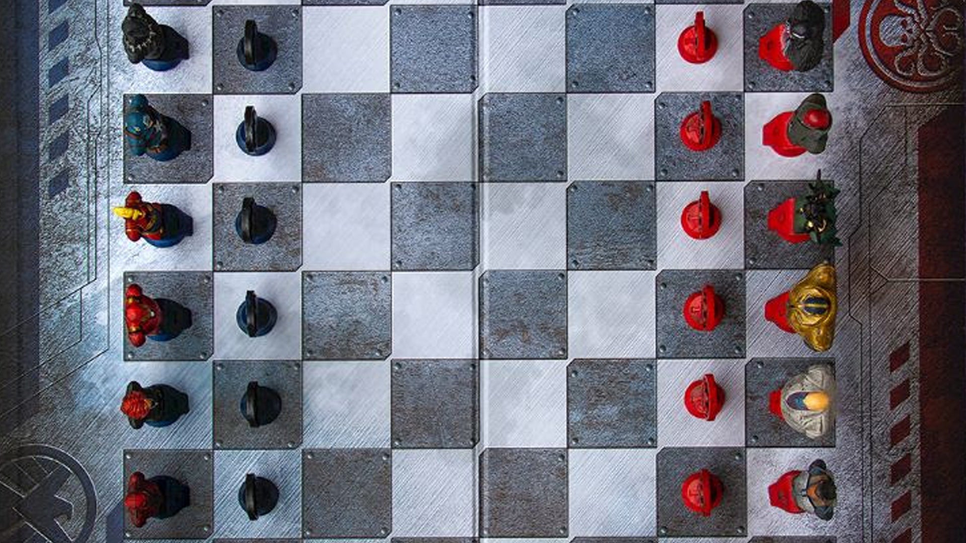 Marvel Collector’s Chess Set pits the Avengers against Loki and Thanos ...