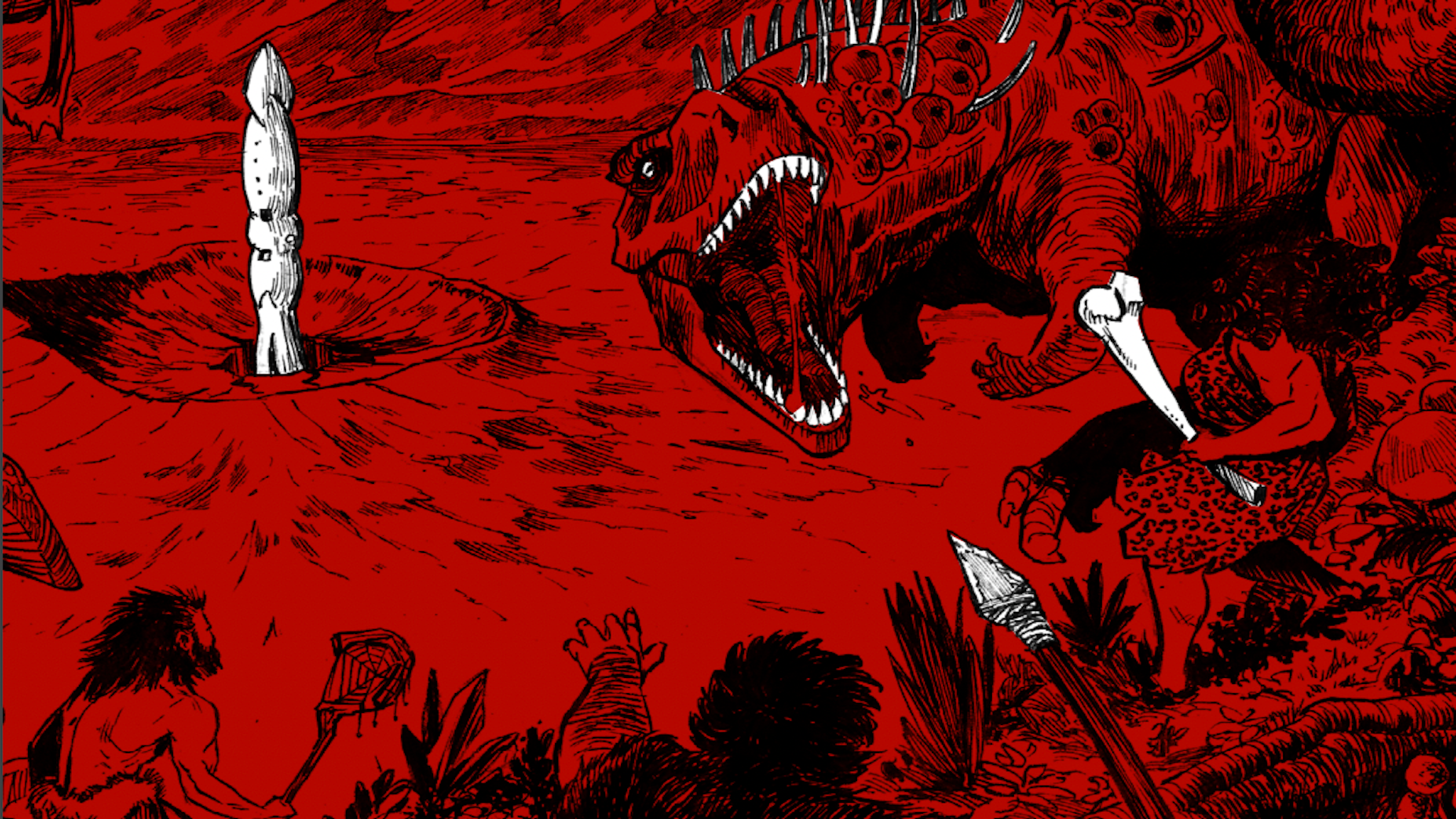 Primal Quest travels back to the Stone Age for an RPG full of dinosaurs ...