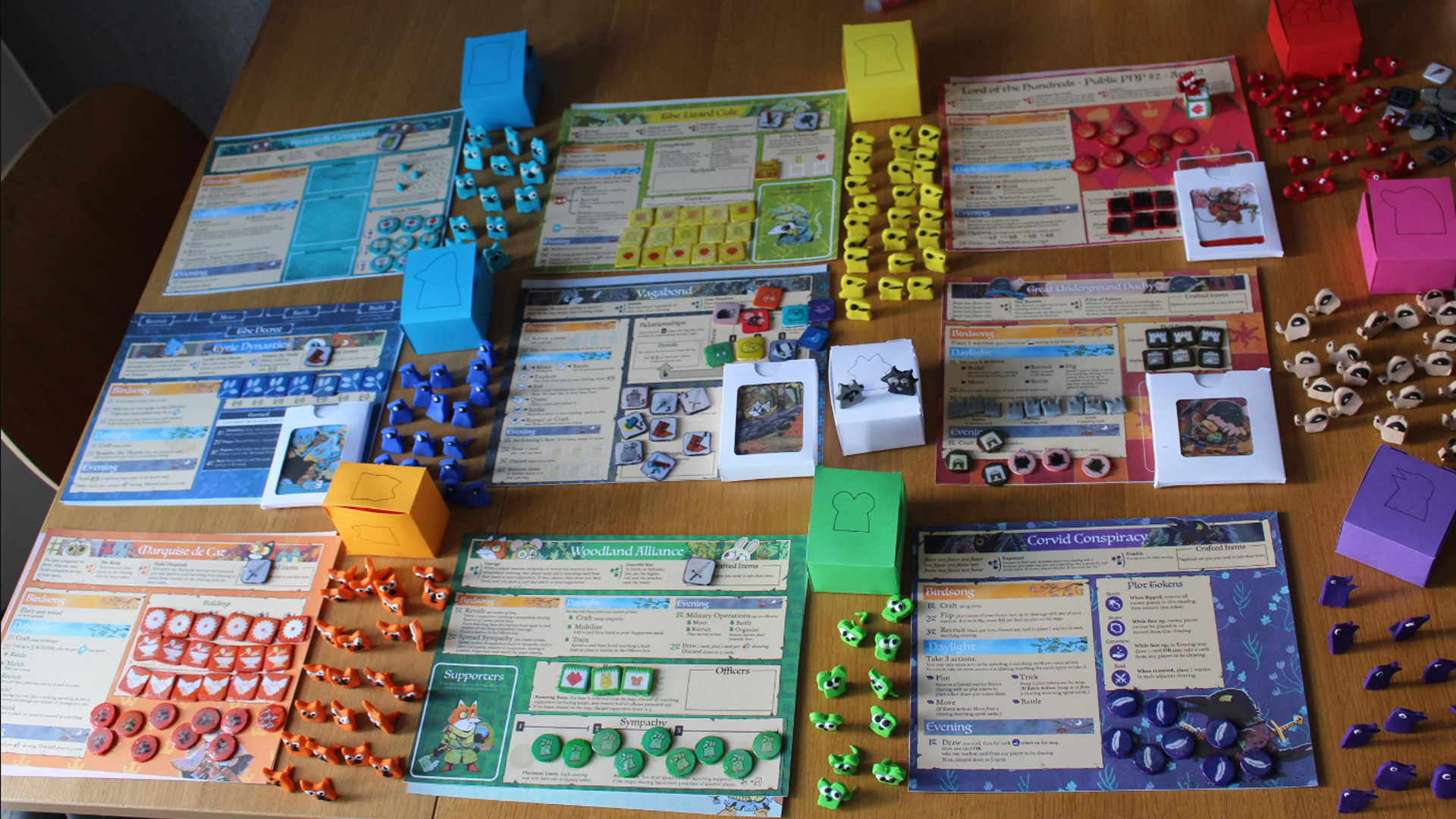 These adorable Root meeples are moulded from actual clay | Dicebreaker