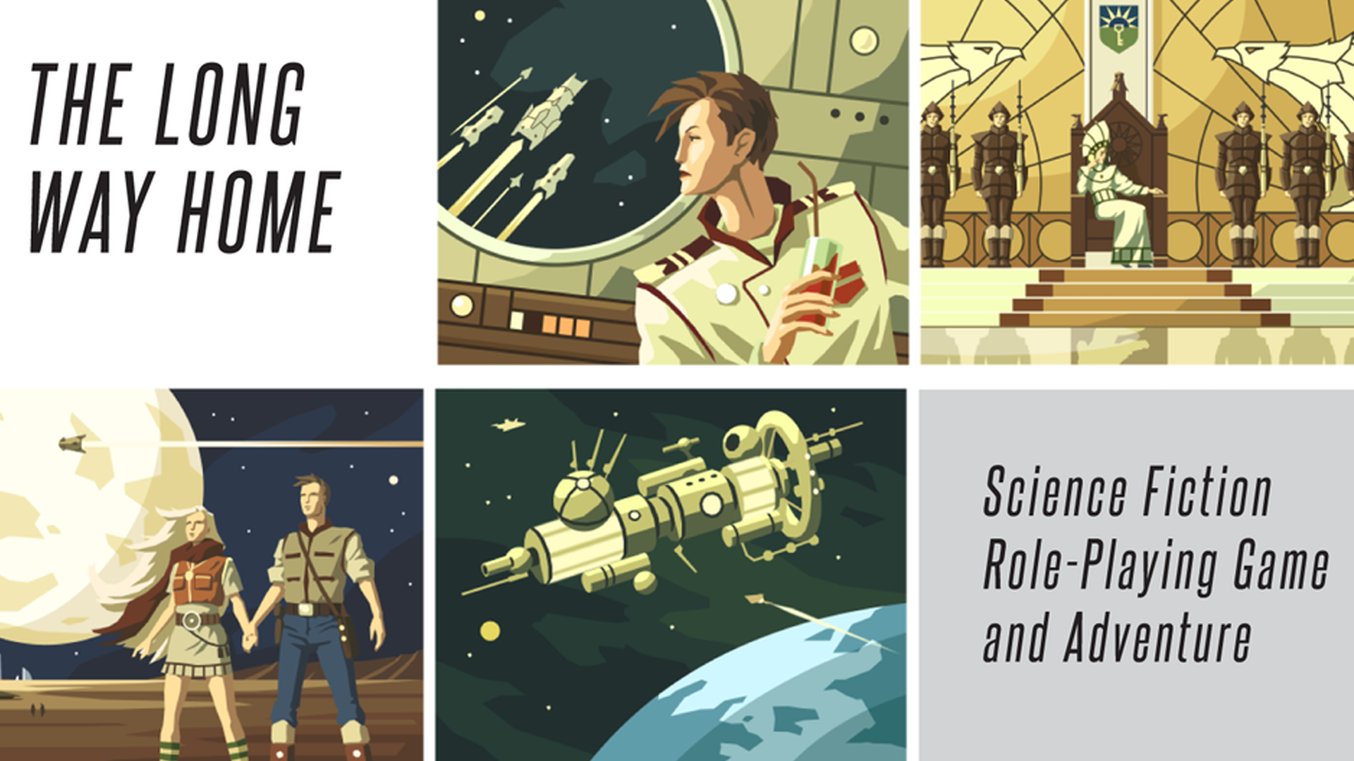 The Long Way Home 2E is a solo RPG supplement for the Deep Space D-6 ...