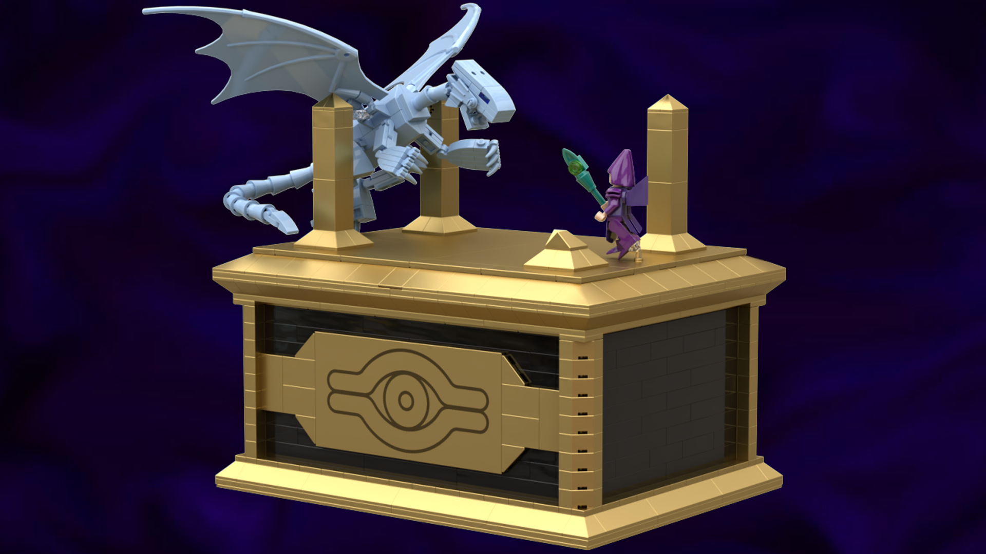 Yu-Gi-Oh! Lego set turns Blue-Eyes White Dragon and Dark Magician into ...